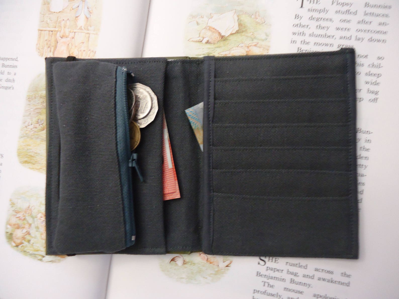 Book Wallet the Tale of Peter Rabbit Purse Beatrix Potter | Etsy Australia