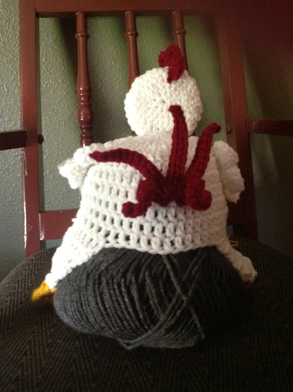 Instant Download Crochet Chicken Hat PDF PATTERN ONLY - Etsy