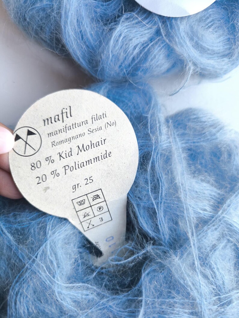 Top Kid Mohair Italian Kids Silk Kid Mohair Yarn Destash Craft Supplies ...