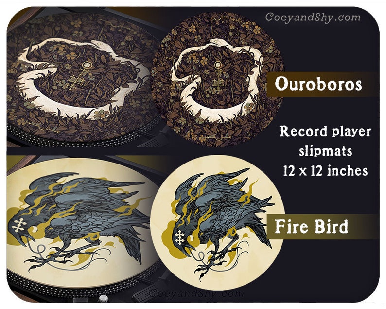 Shy & Coey: Record Player Slip Mats - Etsy
