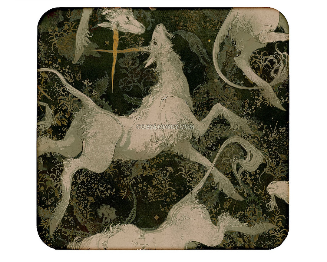 Coey: Vintage Unicorn (prints, Tapestries) - Etsy