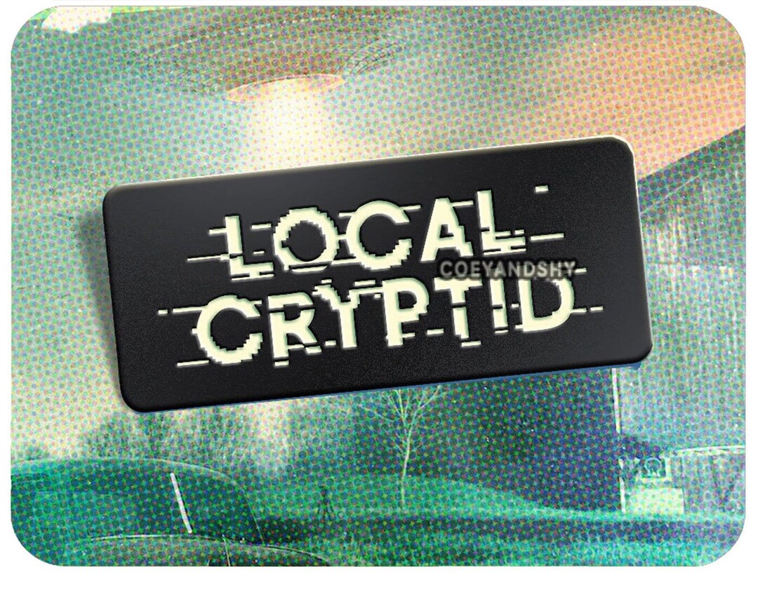 Coey: Local Cryptid (glow-in-the-dark Pins and Patches) - Etsy