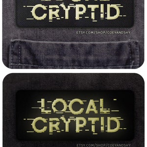 Coey: Local Cryptid (glow-in-the-dark Pins and Patches) - Etsy