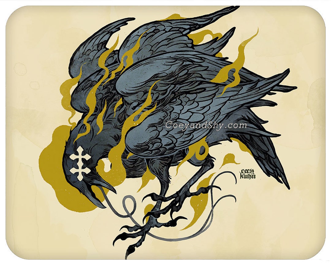 Coey: Fire Bird (prints, Tapestries) - Etsy