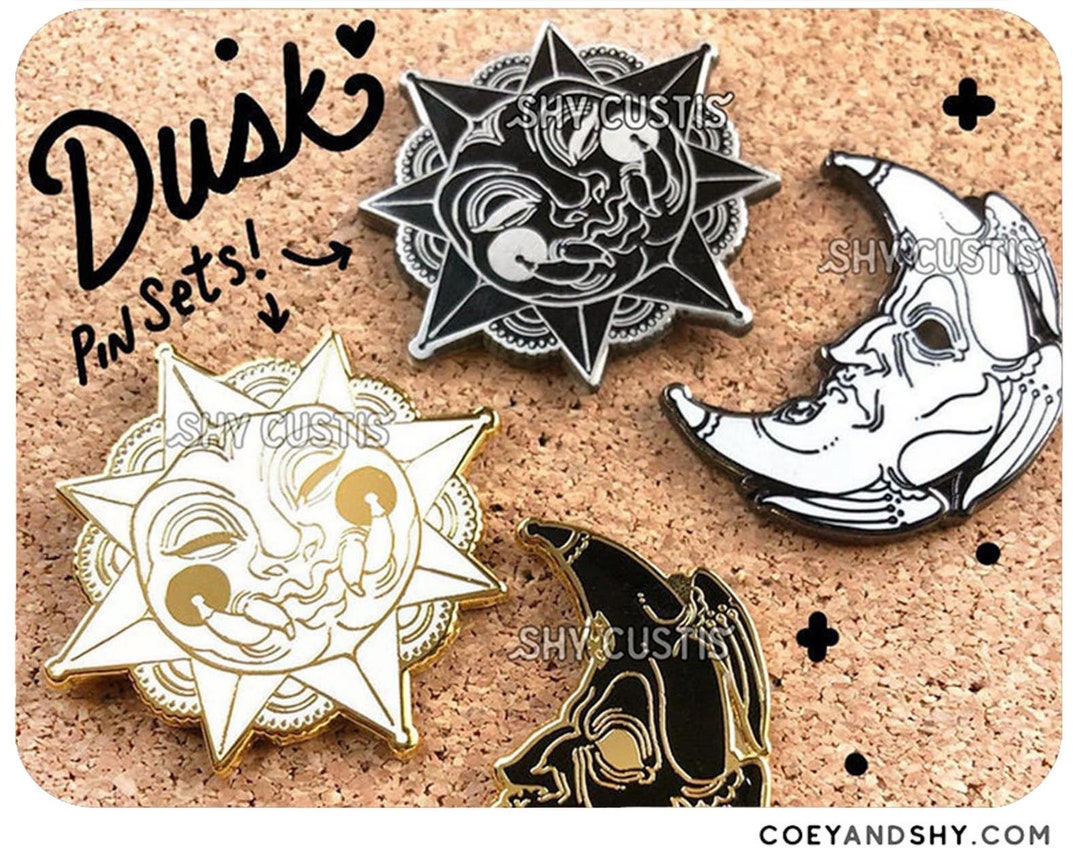 Shy: Dusk pins - Etsy