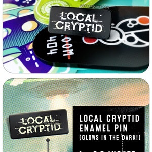 Coey: Local Cryptid (glow-in-the-dark Pins and Patches) - Etsy