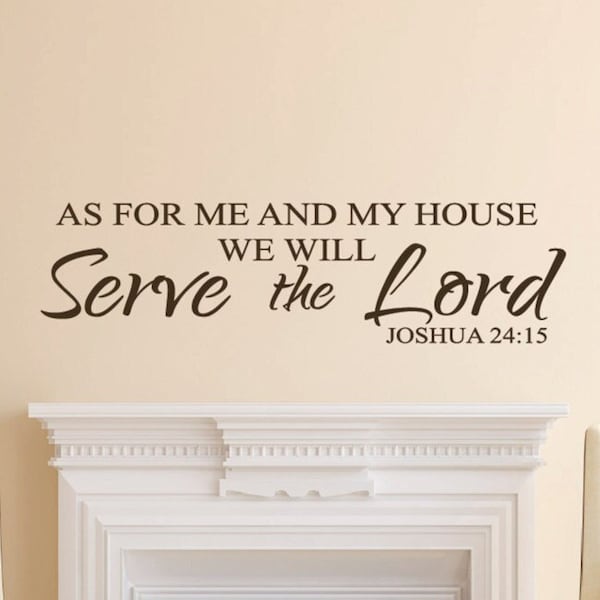 As for Me and My House - Etsy