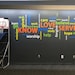 Word Collage Know Love Serve, Wall Decal, Church, Youth Room, Christian ...
