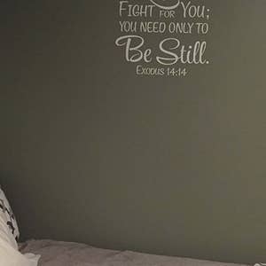 Exodus 14:14 the Lord Will Fight for You; You Need Only Be Still ...