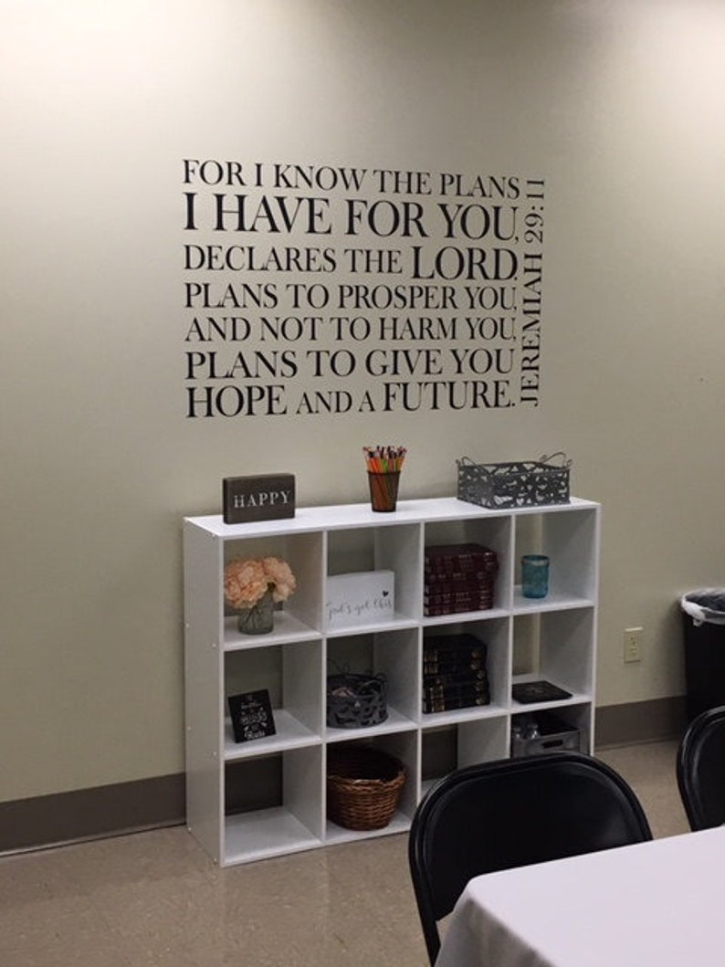 Jeremiah 29:11 Christian Subway Art Religious Bible Verse - Etsy