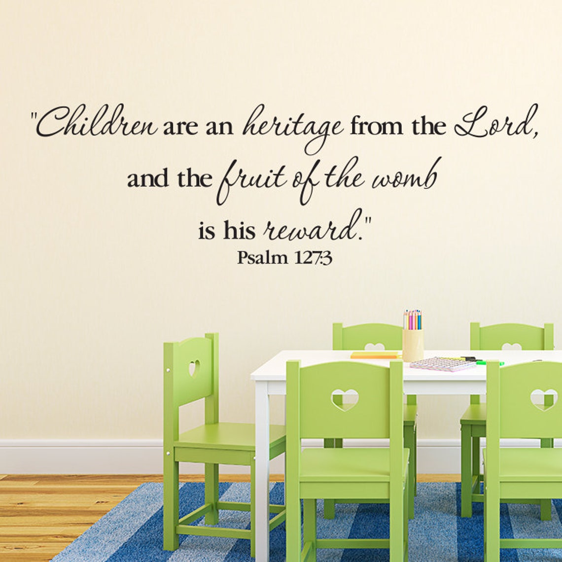 Psalm 127:3 Children Are an Heritage From the Lord and the - Etsy Canada