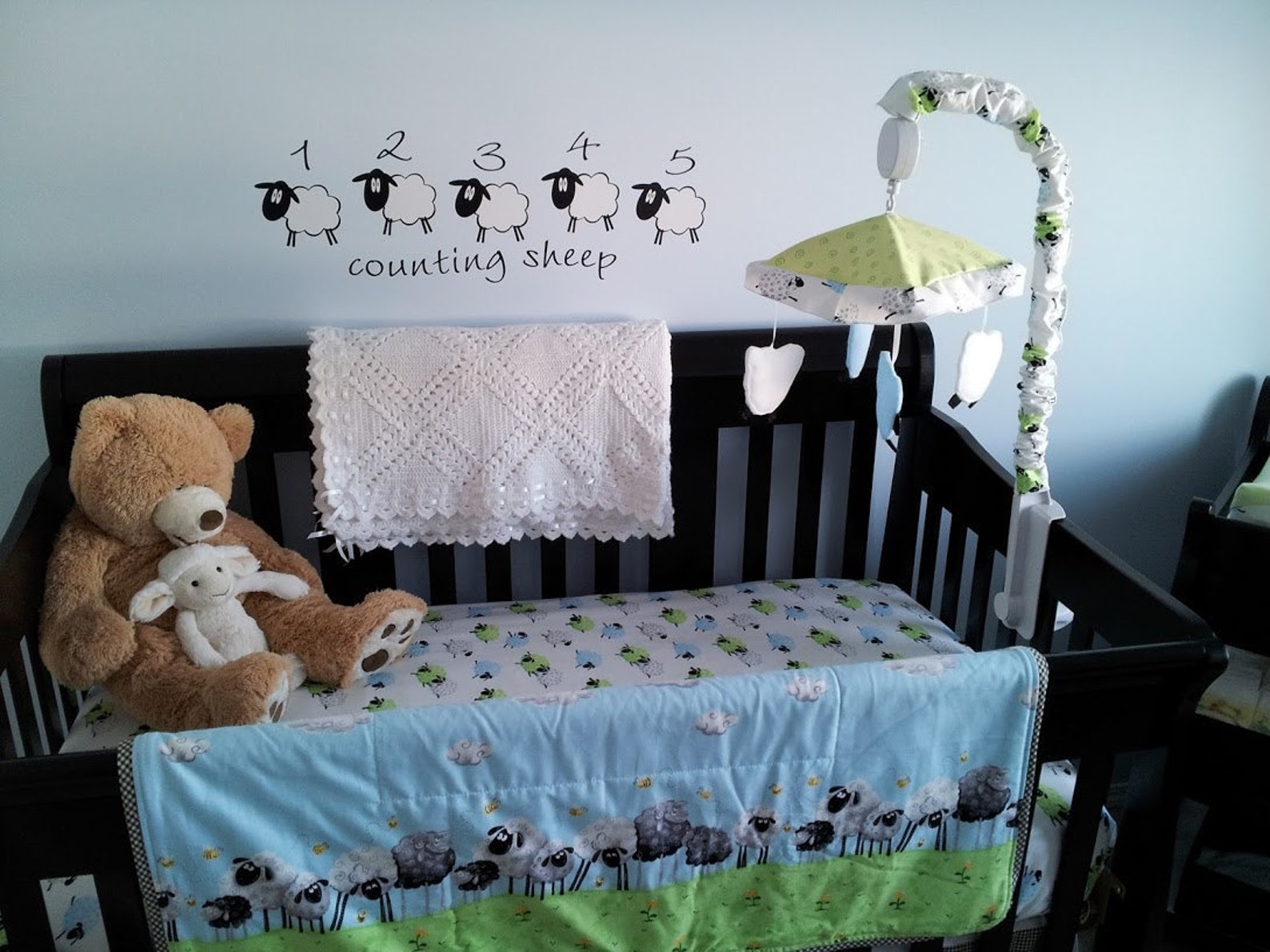 Nursery Wall Decals Vinyl Wall Decal counting Sheep Vinyl - Etsy