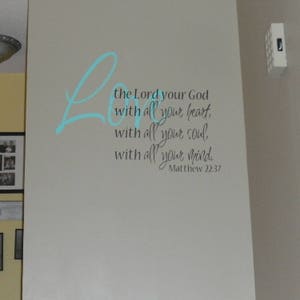 Matthew 22:37 Love the Lord Your God With All Your Heart Soul Mind ...
