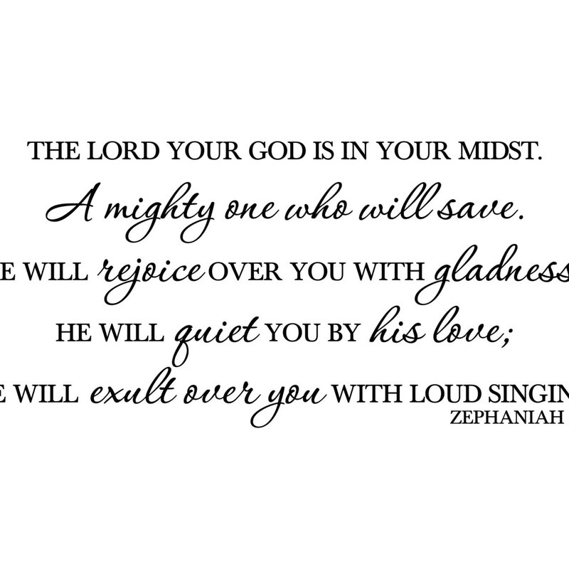 Zephaniah 3 17 - Etsy
