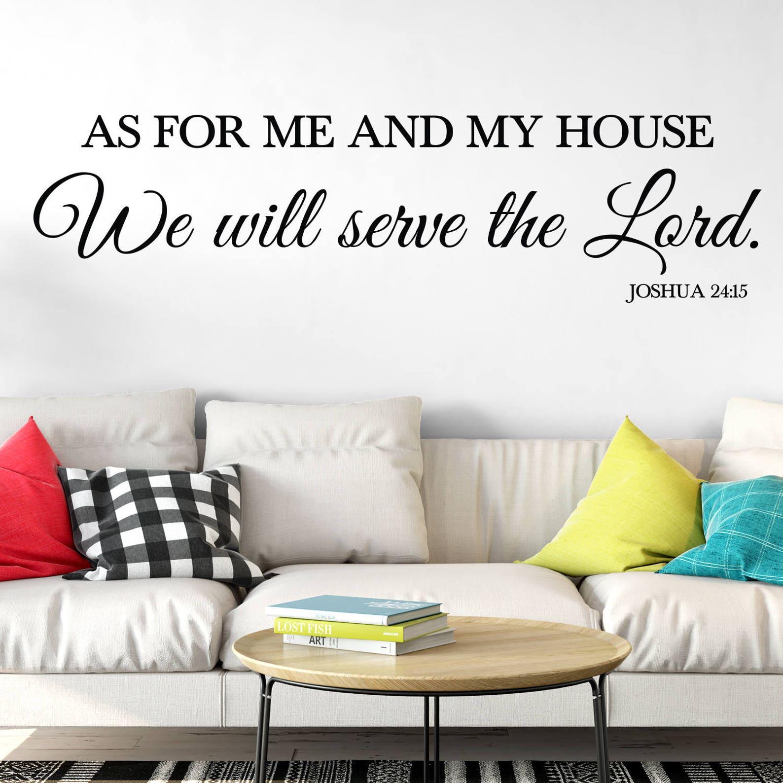 Joshua 24:15 as for Me and My House We Will Serve the Lord - Etsy Canada
