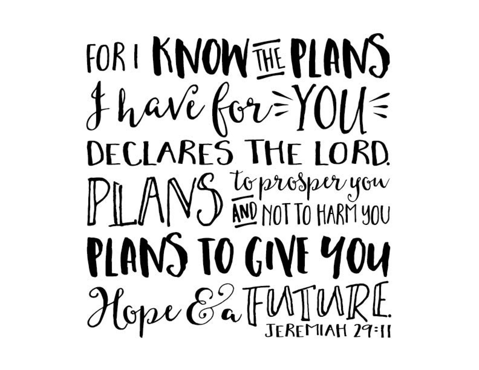 Jeremiah 29:11 For I know the plans I have for you Explorer | Etsy