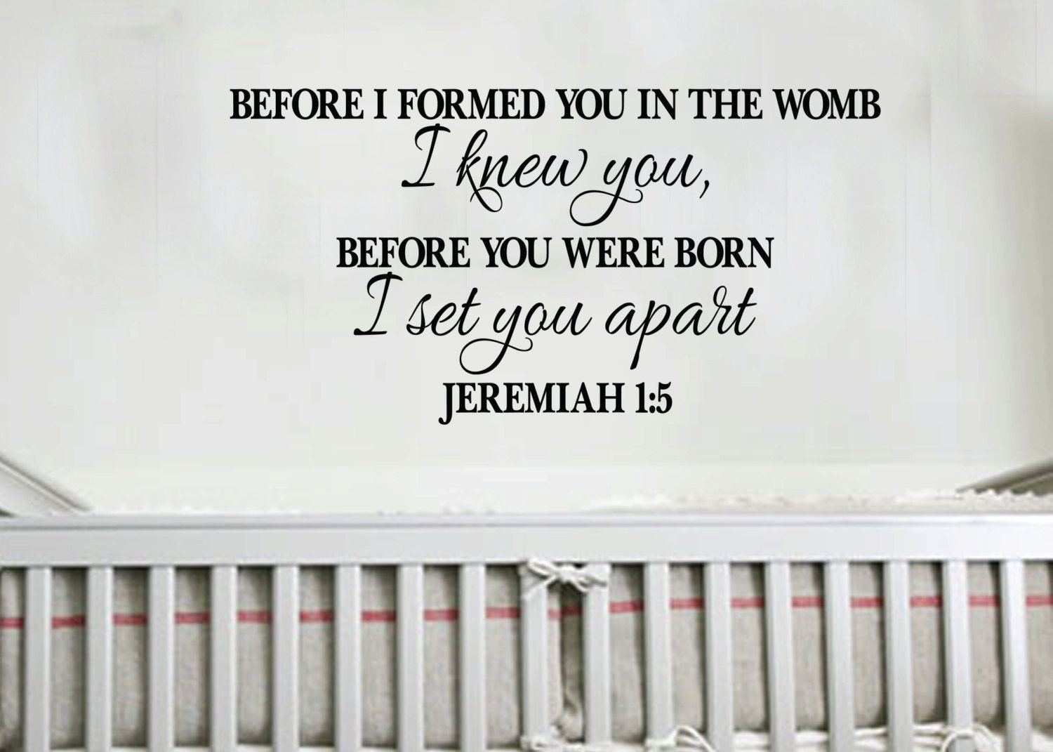 Vinyl Wall Words Scripture Bible Verse Vinyl jeremiah - Etsy