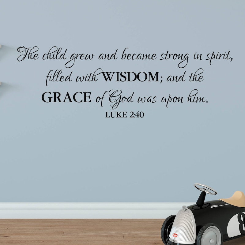 Luke 2 40 - Etsy