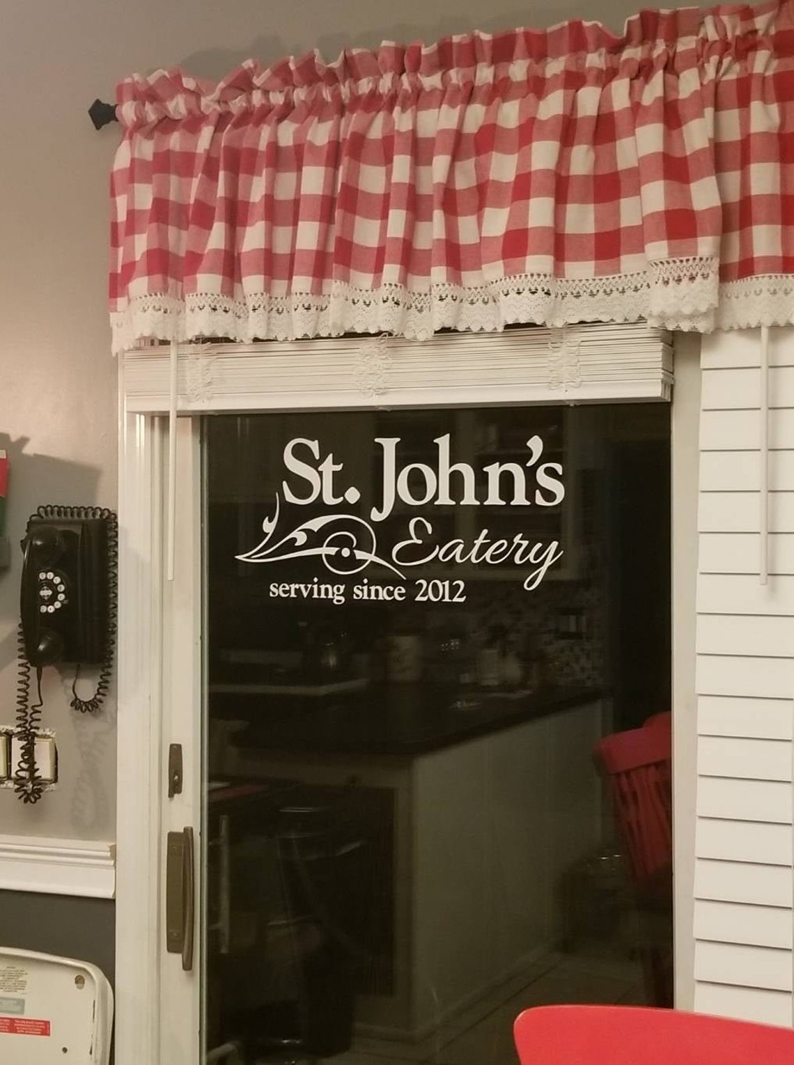 Personalized Kitchen Vinyl Decor Cafe Bistro Eatery Serving - Etsy