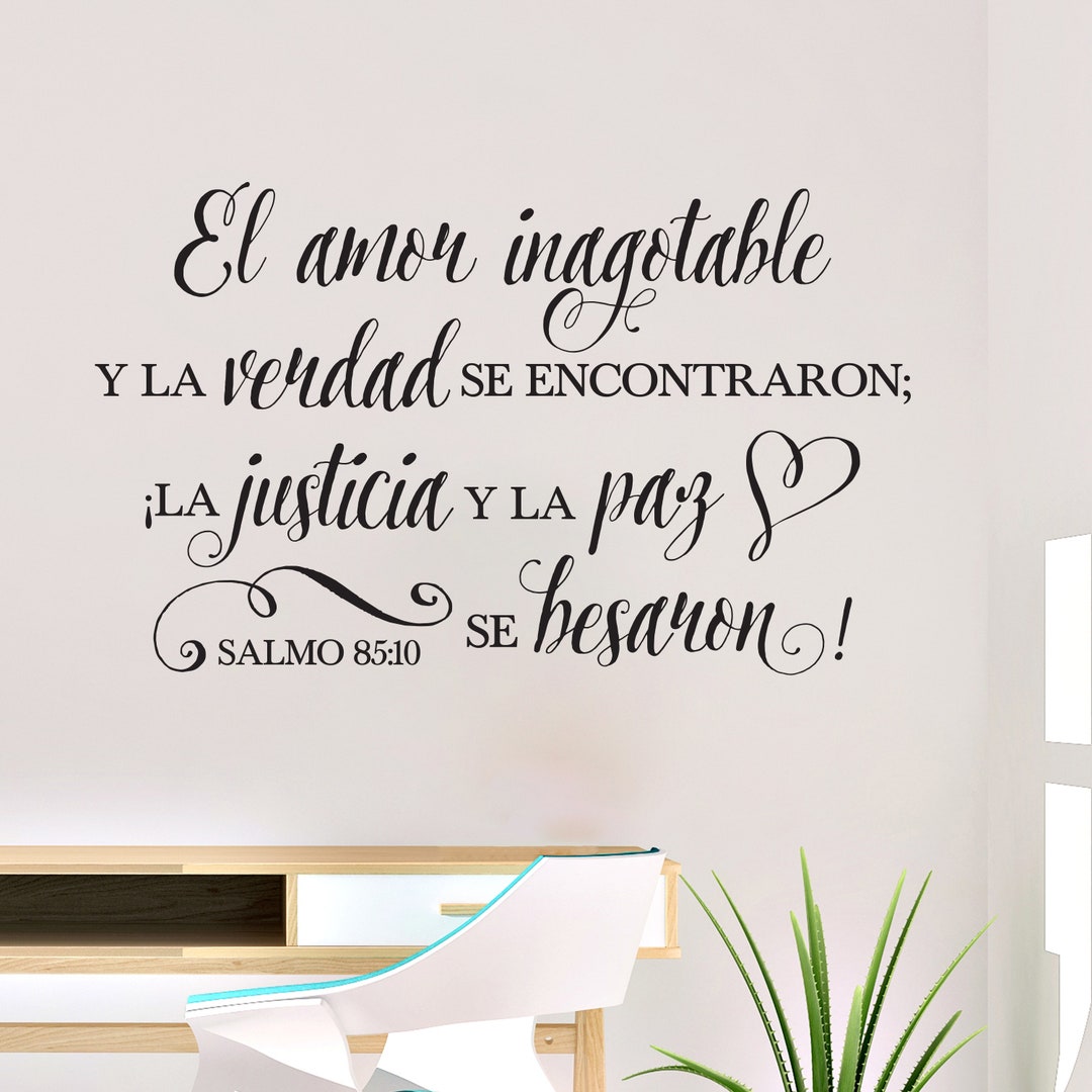 Salmo 85:10 El Amor Inagotable Love and Faithfulness Meet Together ...