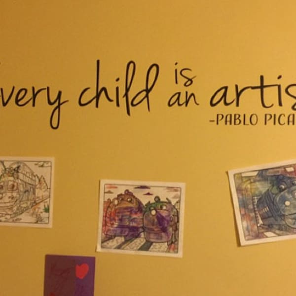 Every Child is an Artist Decal - Etsy