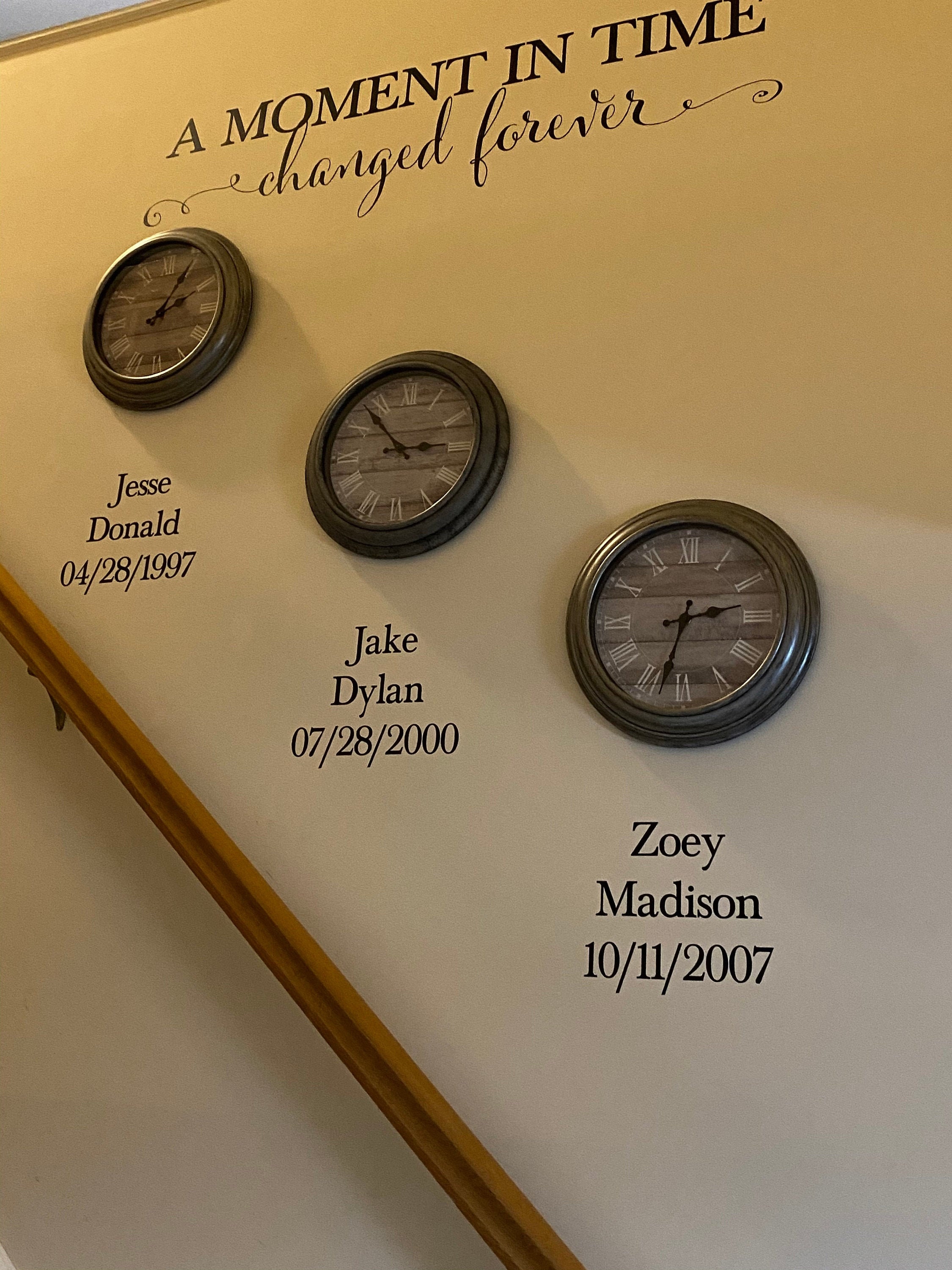 A Moment in Time Changed Forever Photo Picture Wall Vinyl Wall - Etsy ...