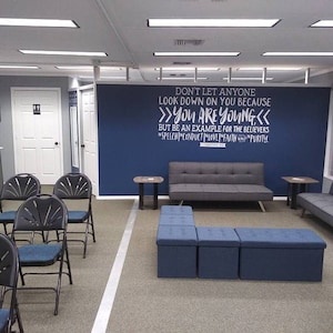 1 Timothy 4:12 Don't Let Anyone Look Down, Teen Girl, Teen Boy, Wall ...