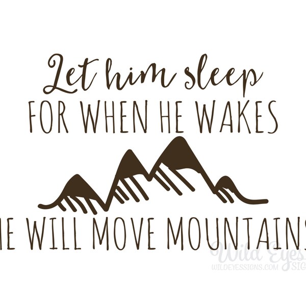 Let Him Sleep - Etsy