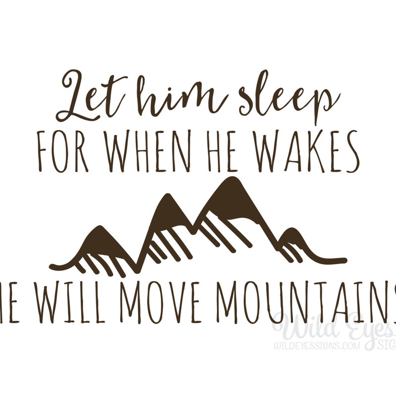 Let Him Sleep - Etsy