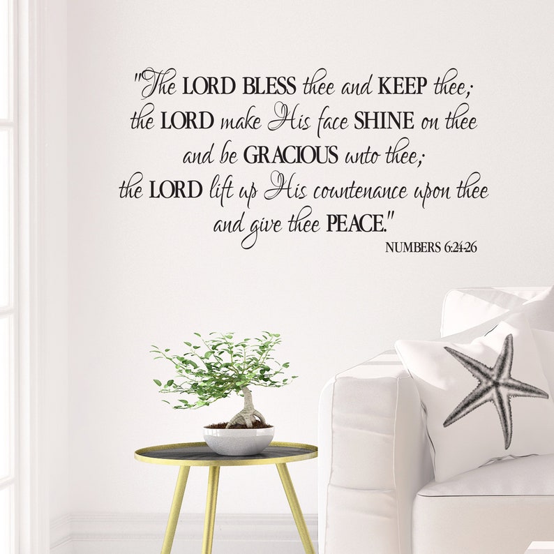 Numbers 6 24 26 The Lord Bless Thee And Keep Thee KJV Etsy numbers-6-24-26-the-lord-bless-thee-and-keep-thee-kjv-etsy