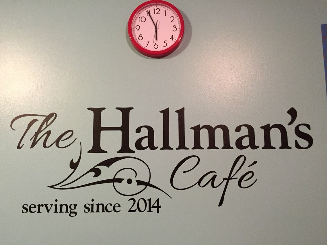 Personalized Kitchen Vinyl Decor Cafe Bistro Eatery Serving - Etsy