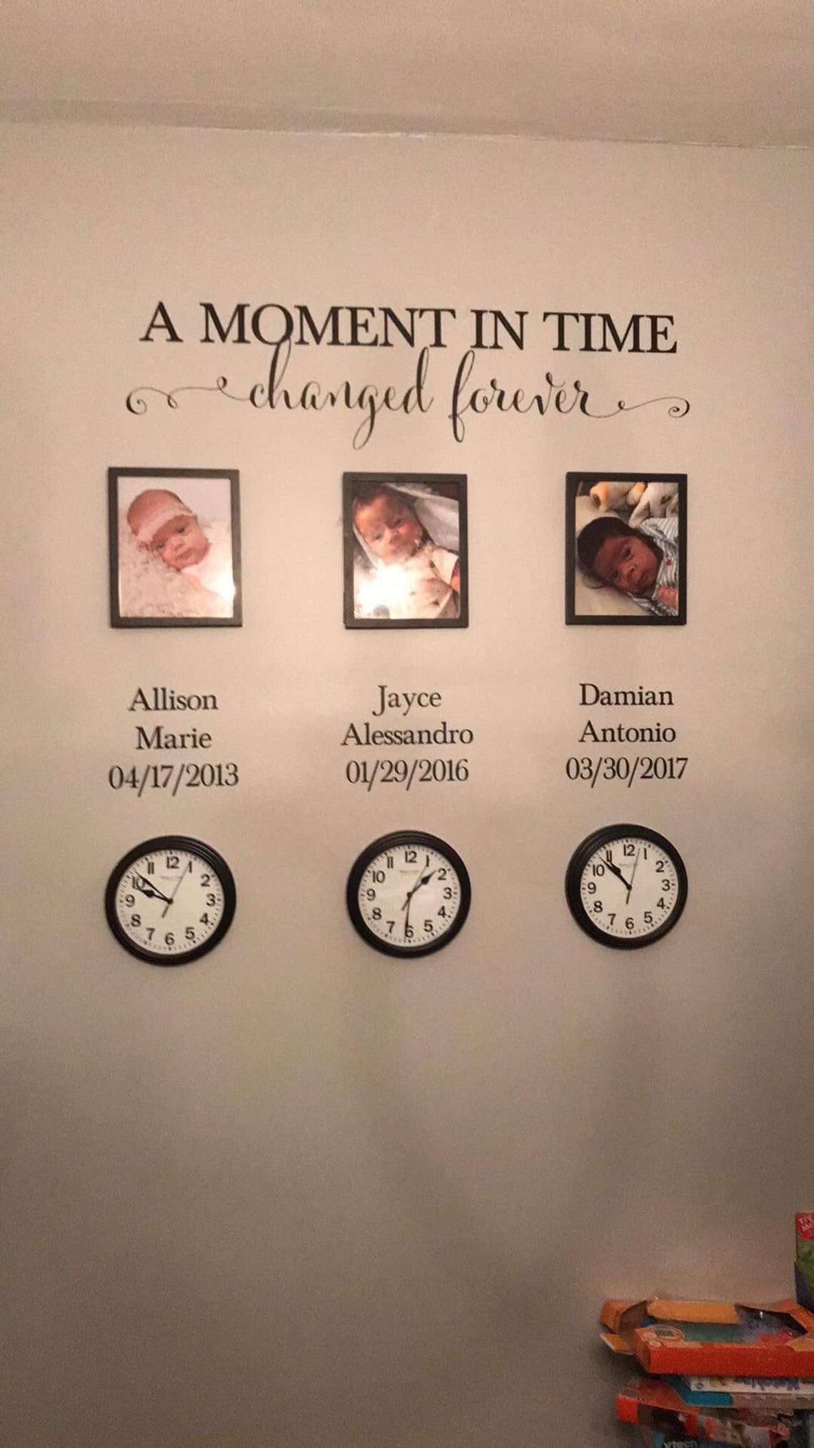 A Moment in Time Changed Forever Photo Picture Wall Vinyl Wall - Etsy UK