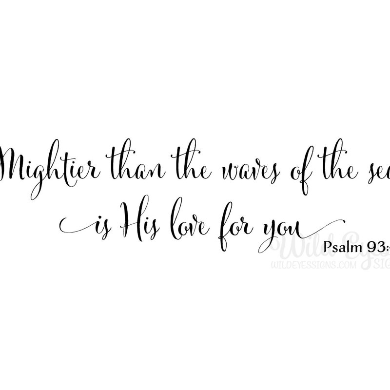 Psalm 93 4 - Etsy