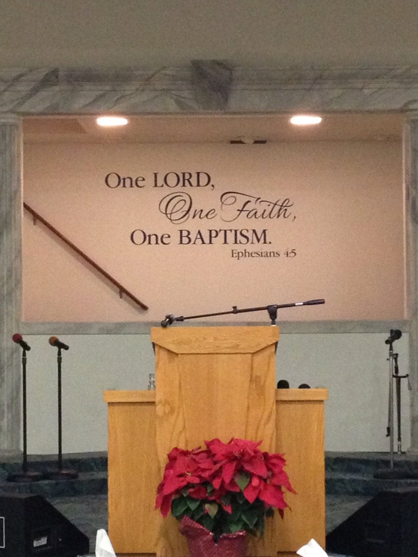 Ephesians 4:5 One Lord One Faith One Baptism Scripture | Etsy