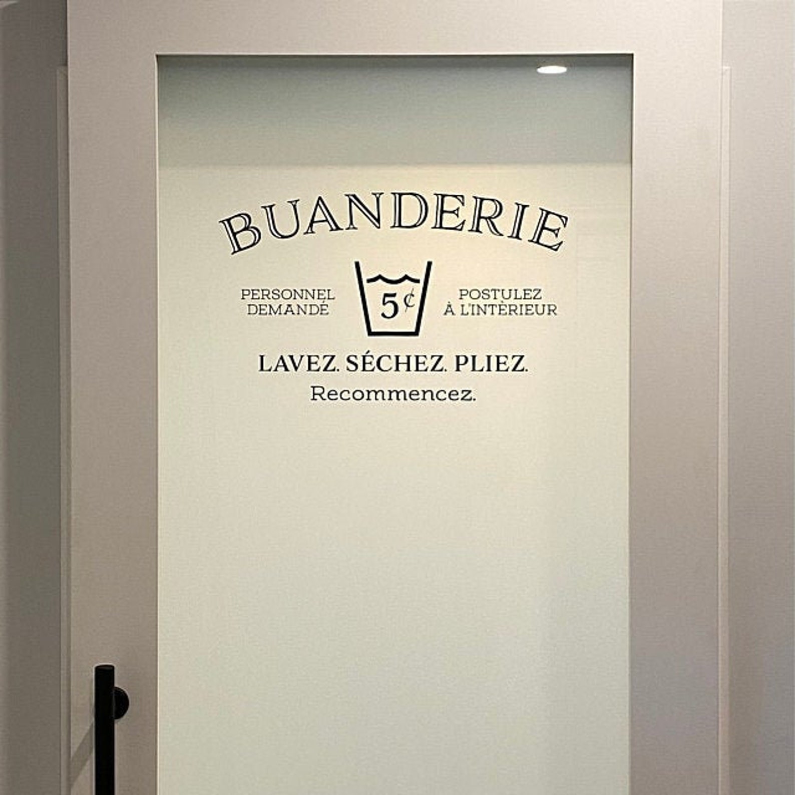 Buanderie French Wall Decal Laundry Room Utility Room Help - Etsy