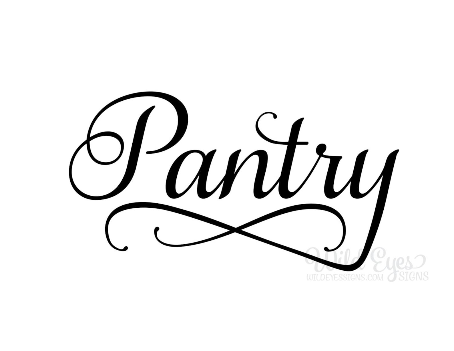 Pantry Decal, Vinyl Wall Lettering, Pantry Door Decal, Wall Decal ...