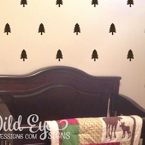 Tree Woodland Theme Wall Decals Vinyl Nursery Toddler Room - Etsy Canada