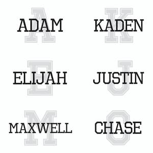 Monogram Sport Theme Baseball Soccer Basketball Football Vinyl Wall ...