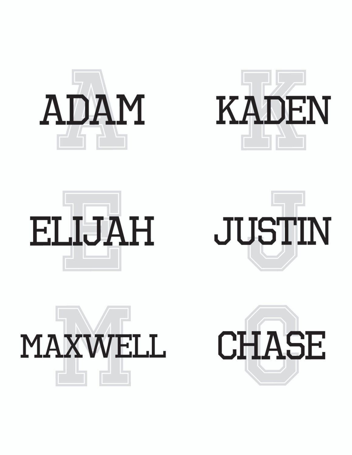 Monogram Sport Theme Baseball Soccer Basketball Football Vinyl Wall ...