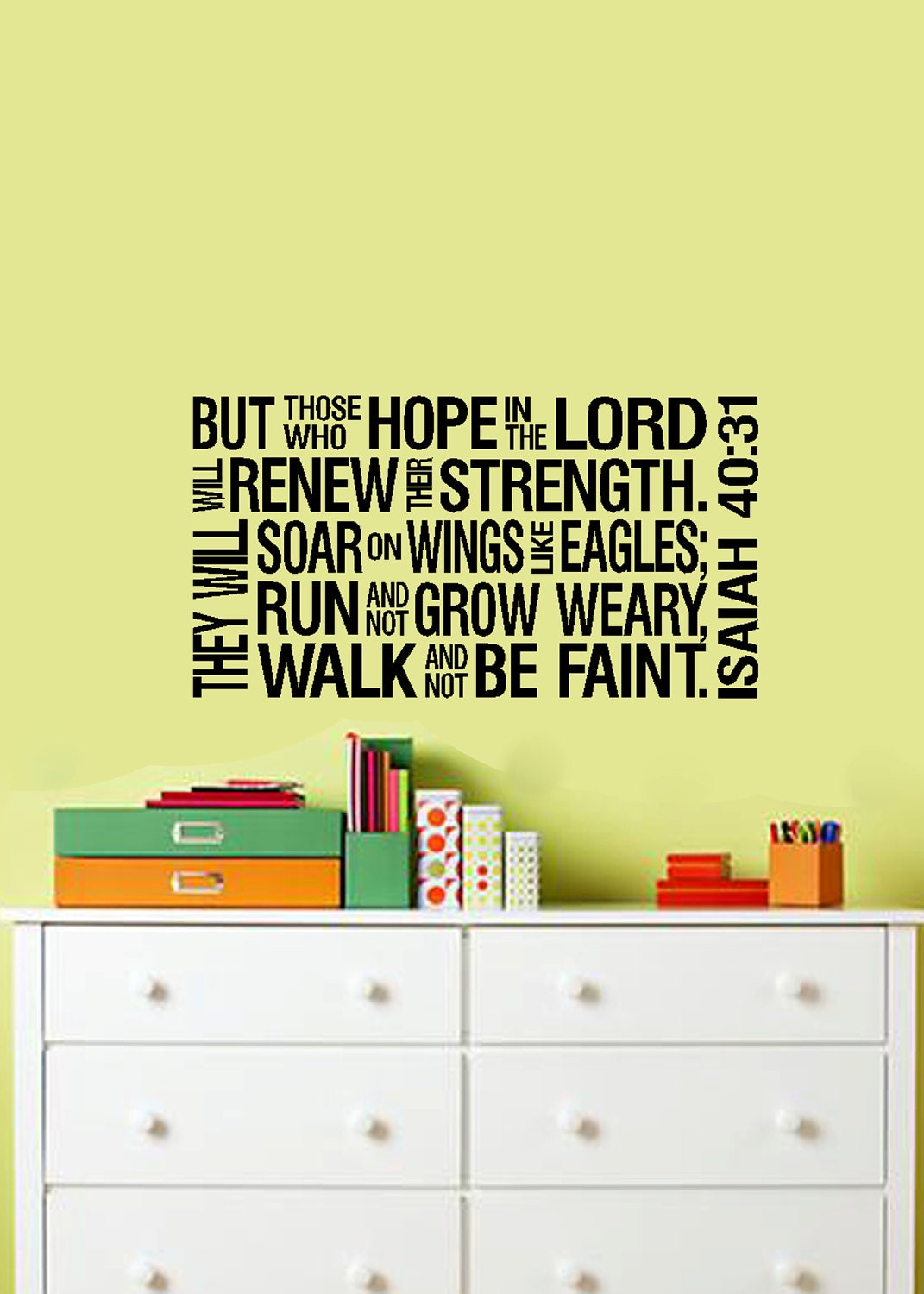 Isaiah 40:31 Christian Subway Art-religious Bible Verse Subway Art ...