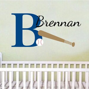 Monogram Sport Theme Baseball Sport Theme Nursery Little League Slugger ...