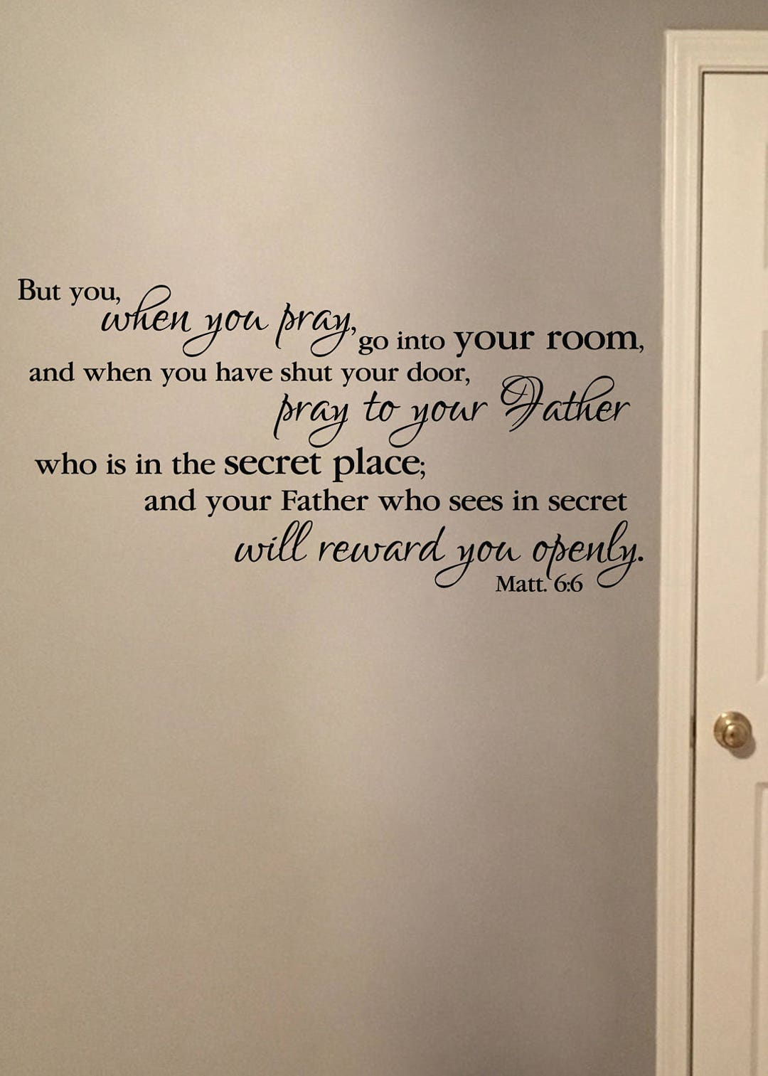 Matthew 6 6 But When You Pray Go Into Your Room Prayer Room Church