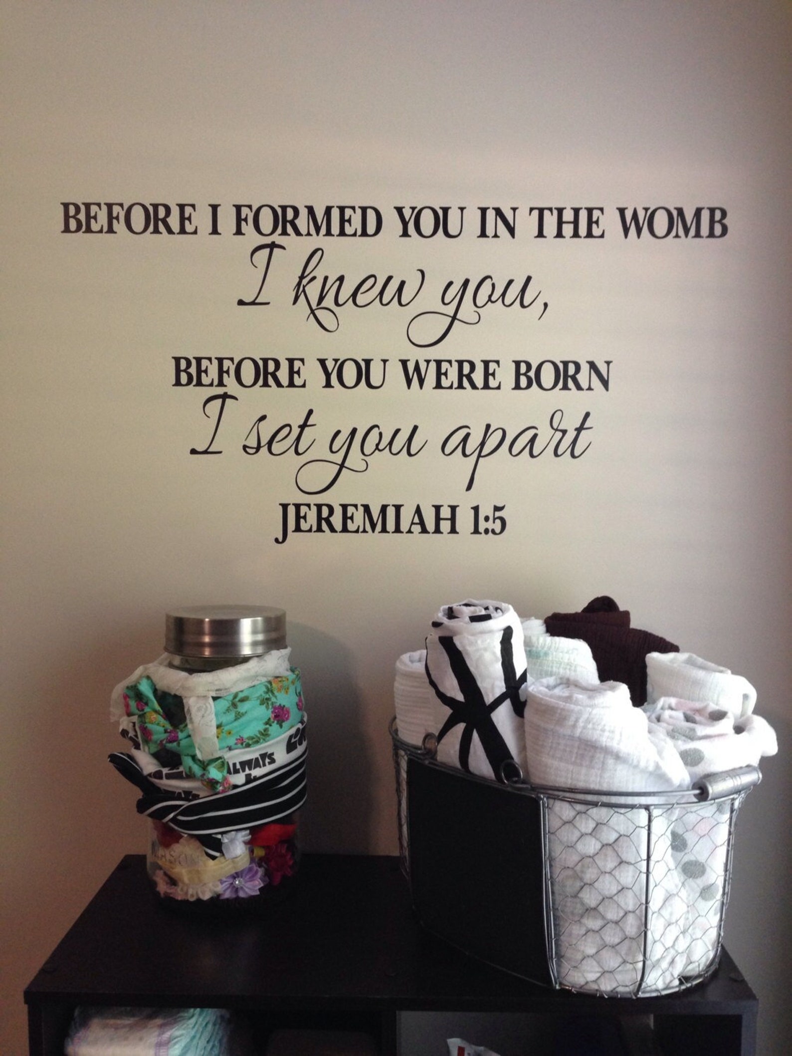 Vinyl Wall Words Scripture Bible Verse Vinyl jeremiah - Etsy