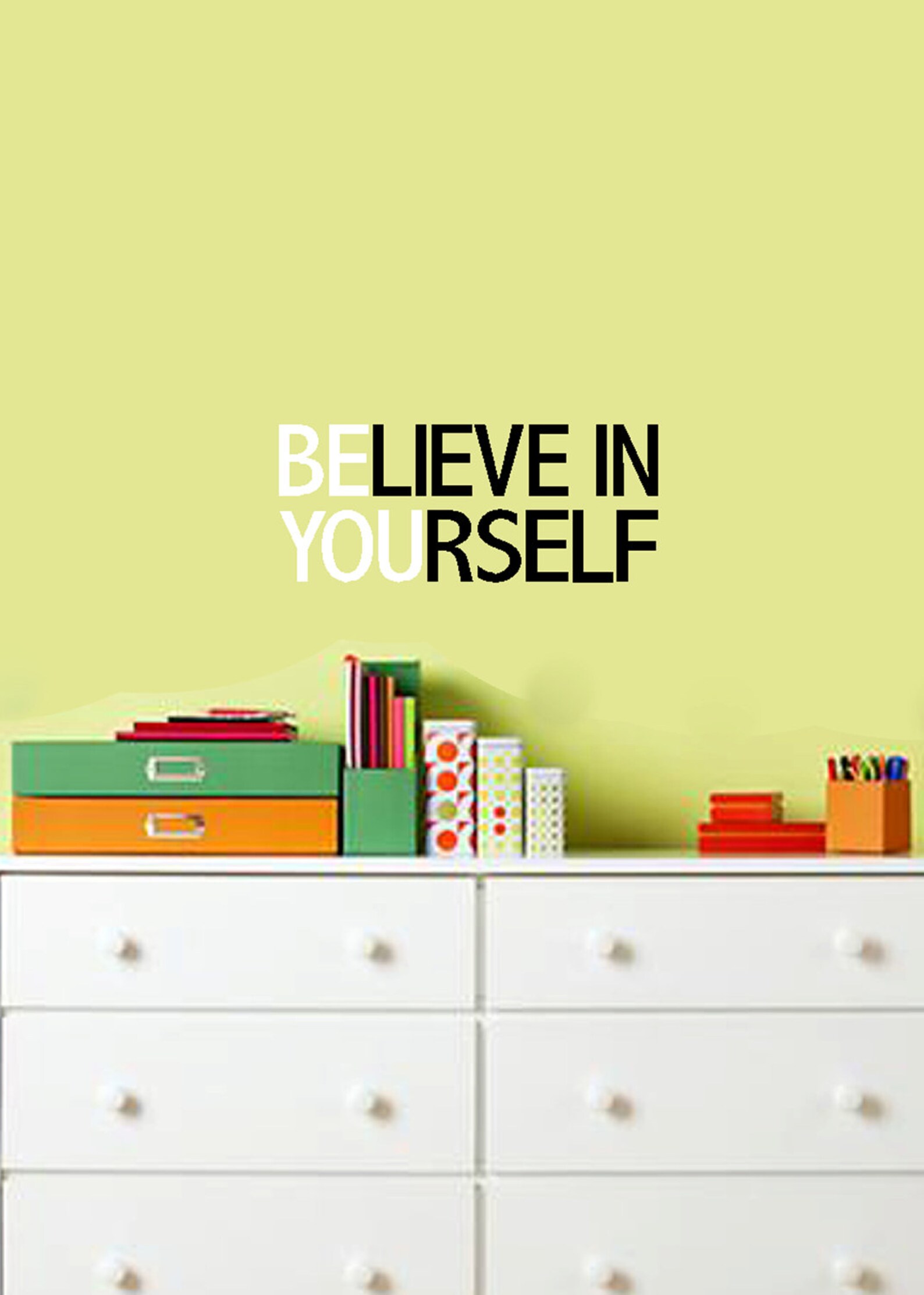 Be You Believe in Yourself Teen Wall Vinyl wall Decal - Etsy
