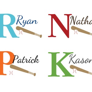Monogram Sport Theme Baseball Sport Theme Nursery Little League Slugger ...