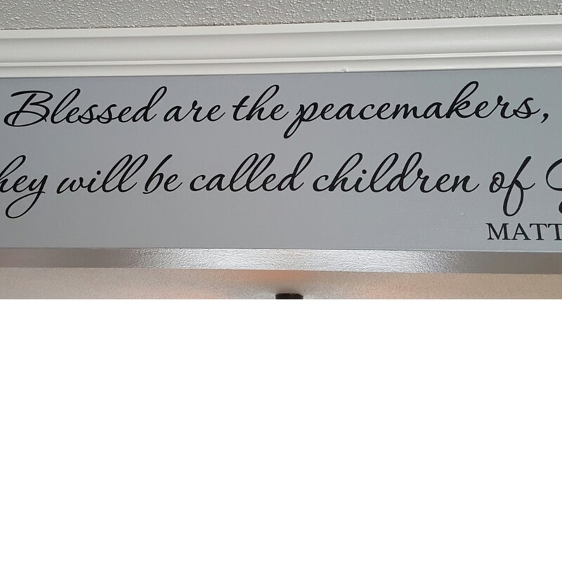 Peace Wall Decal - Etsy