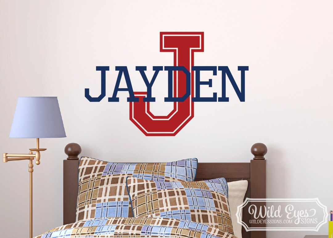 Monogram Sport Theme Baseball Soccer Basketball Football Varsity ...