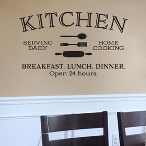 Kitchen, Serving Daily, Home Cooking, Breakfast, Lunch Dinner Open 24 ...