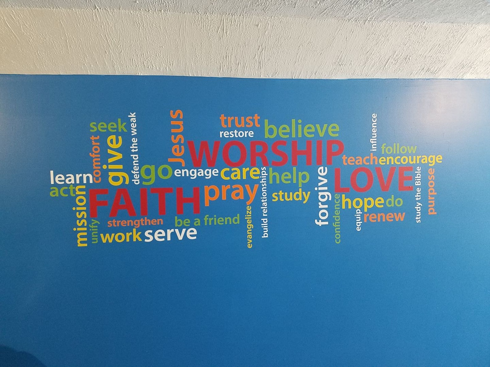Word Collage Faith Worship Love Youth Room Church Christian - Etsy Canada