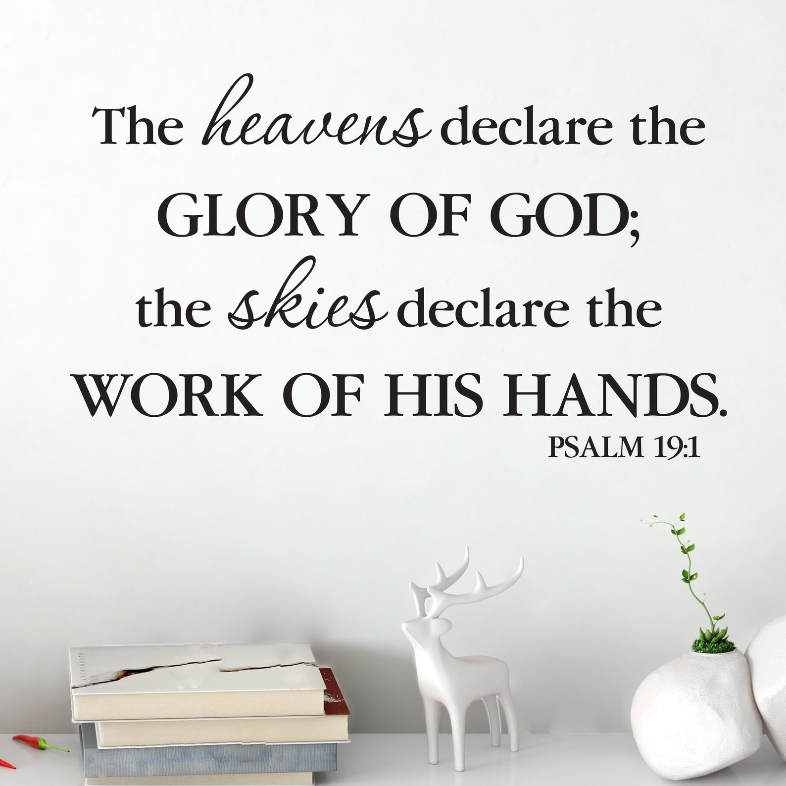 Psalm 19:1 the Heavens Declare the Glory of God the Skies - Etsy